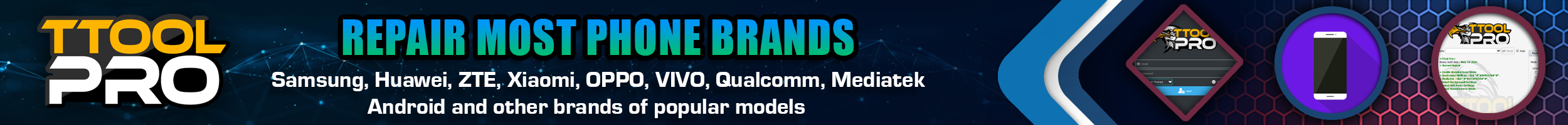 TTool Pro is a Professional Smartphone Software Maintenance Equipment